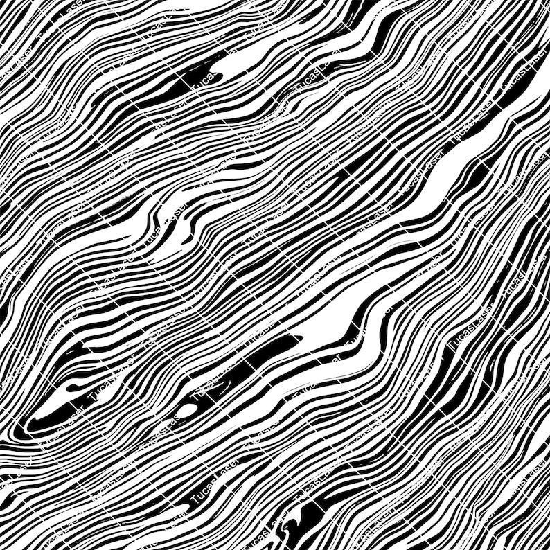 Damascus Steel Pattern 20 - .svg & .png Files | Negative + Positive ...
