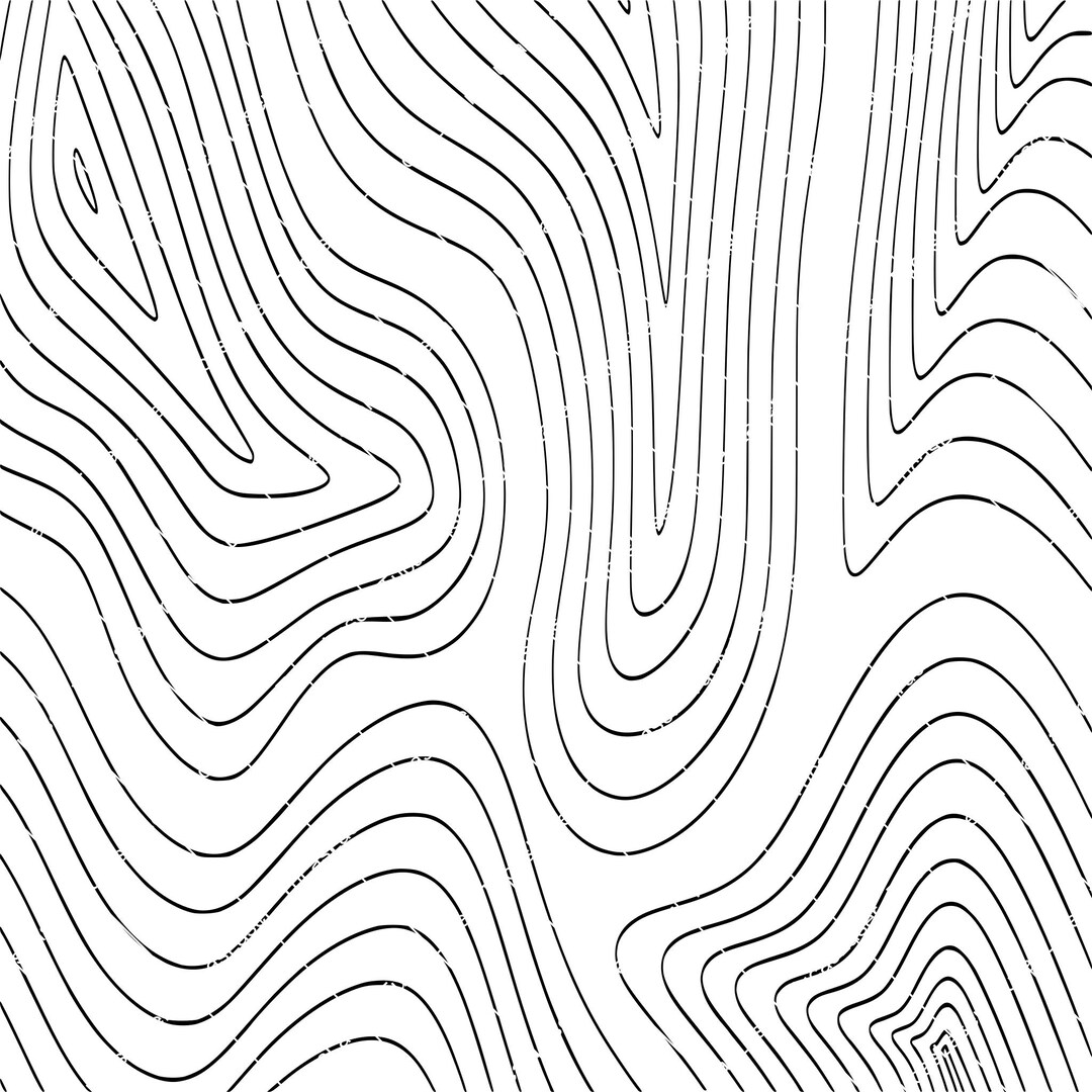 Topographic Pattern 4 - .svg & .png Files | Negative + Positive ...