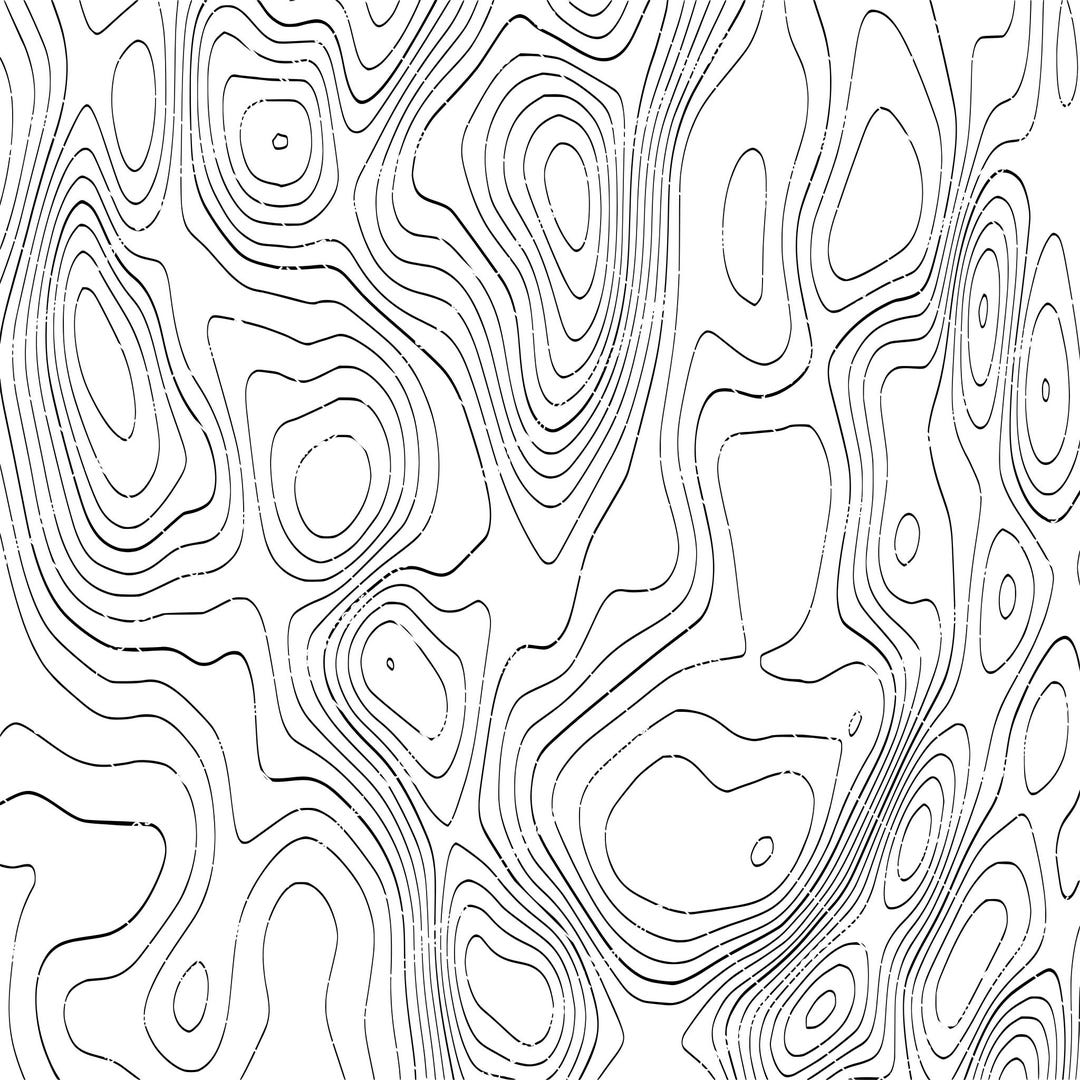 Topographic Pattern 16 - .svg & .png Files | Negative + Positive ...