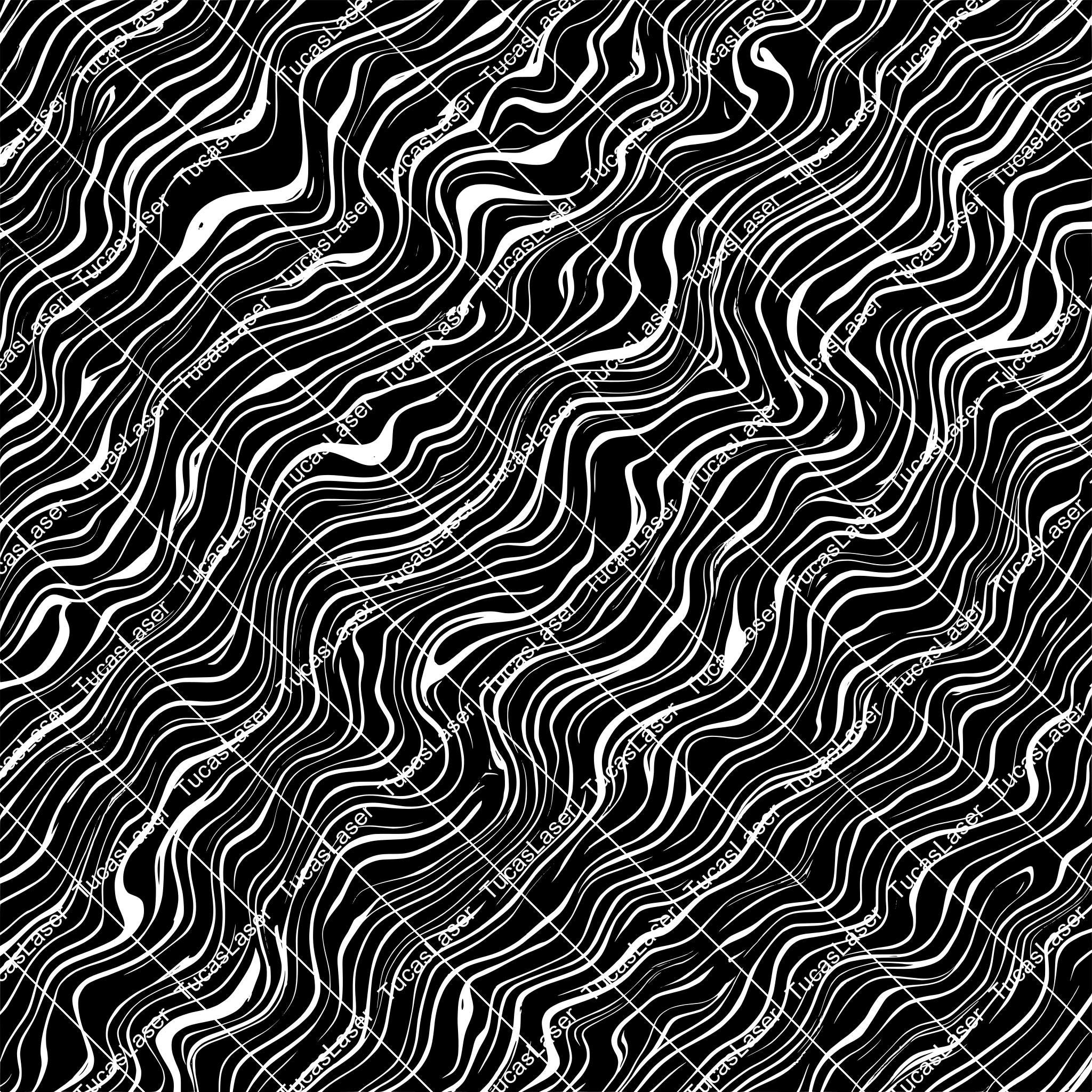 Damascus Steel Pattern 6 - .svg & .png Files | Negative + Positive ...