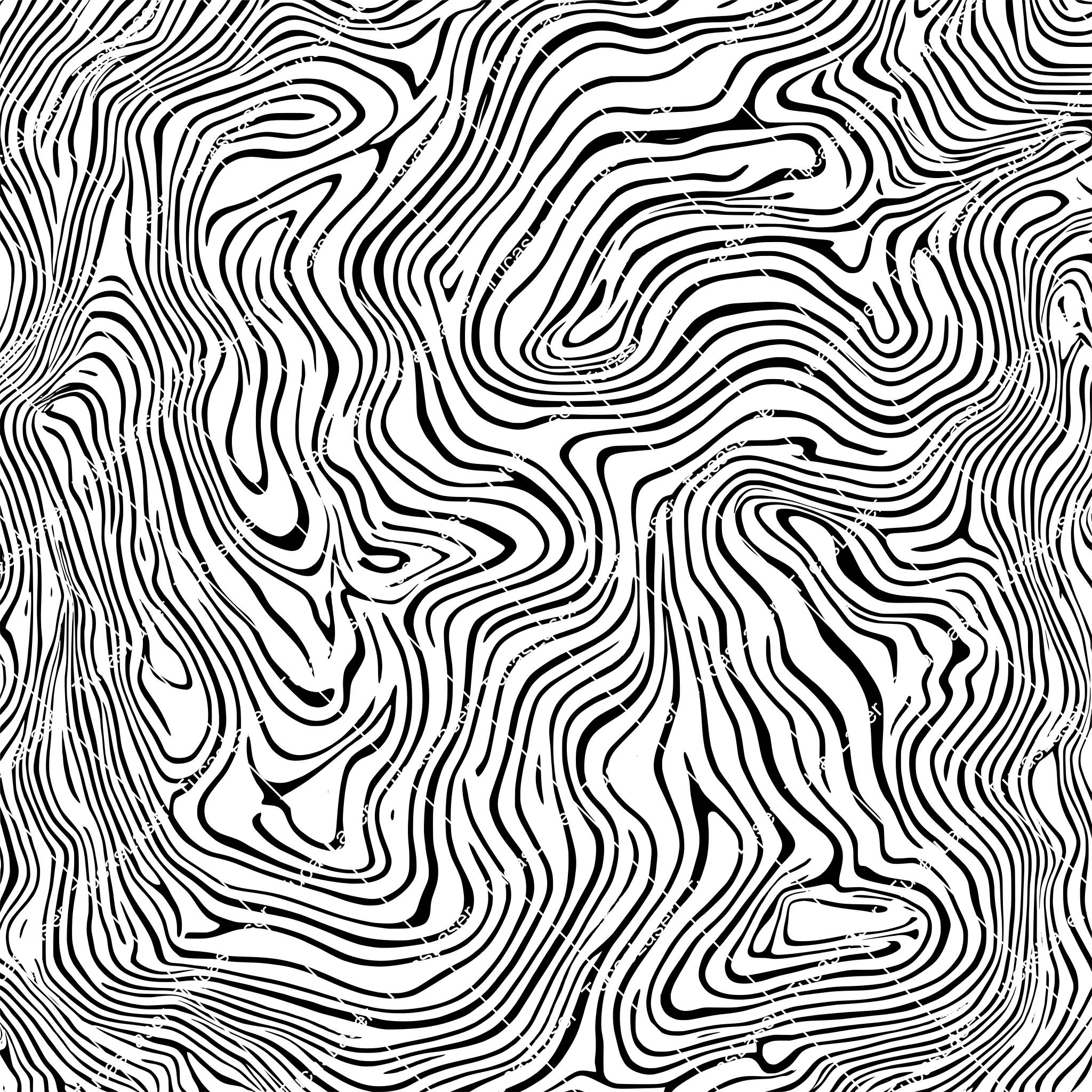 Damascus Steel Pattern 15 - .svg & .png Files | Negative + Positive ...