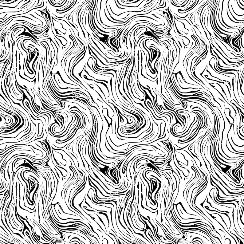 Damascus Steel Pattern 10 - .svg & .png Files | Negative + Positive ...
