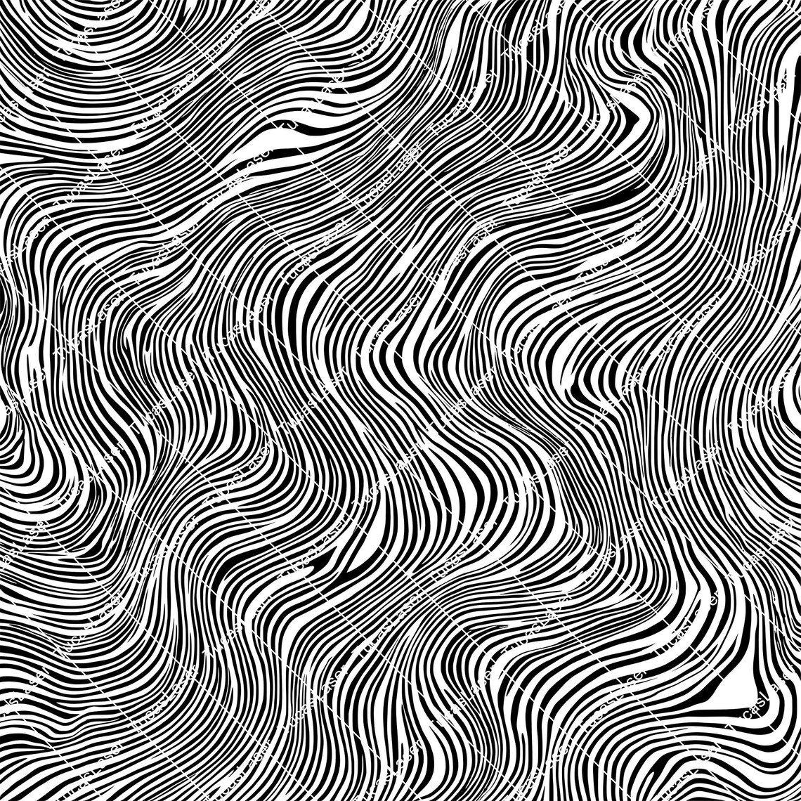 Damascus Steel Pattern 34 - .svg & .png Files | Negative + Positive ...