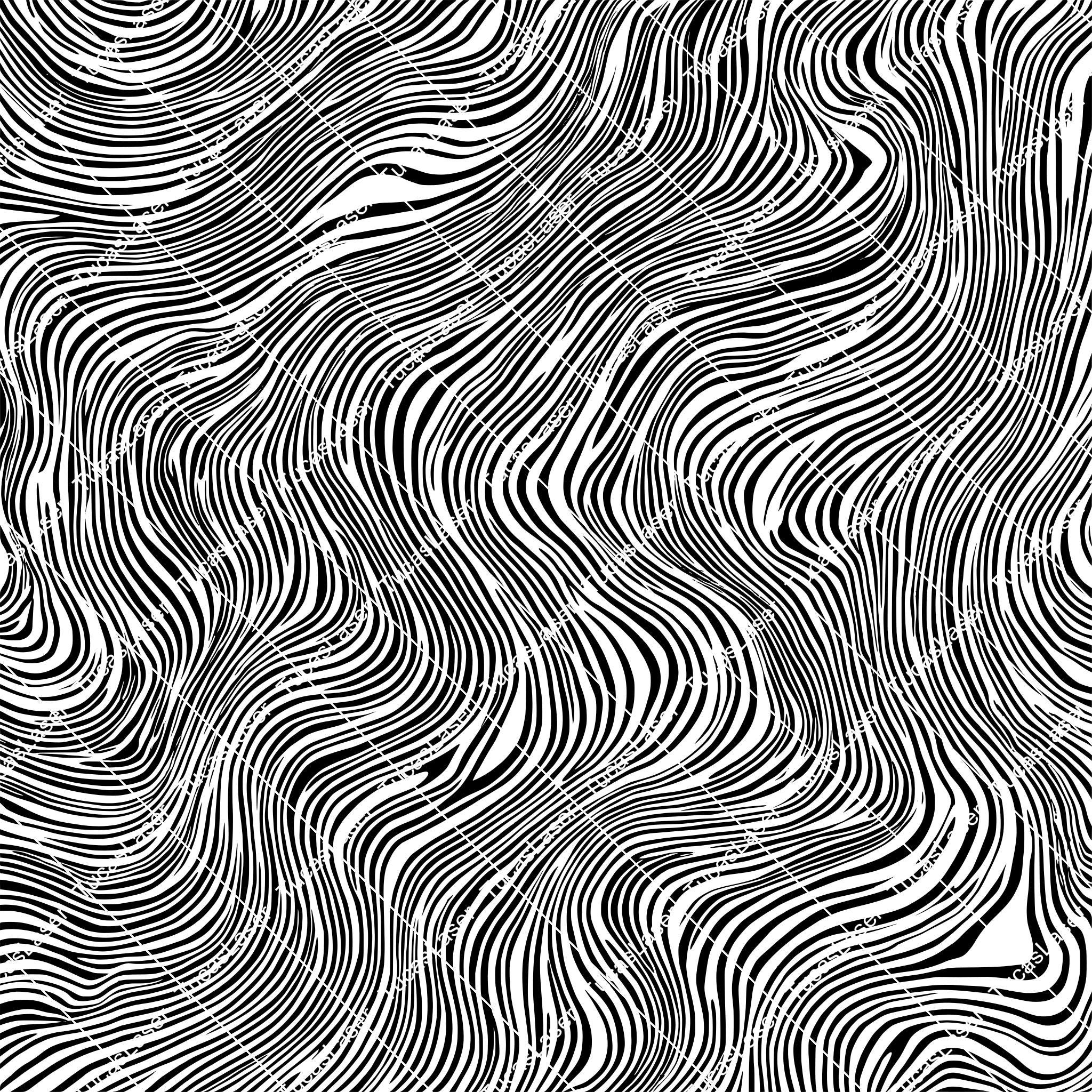 Damascus Steel Pattern 34 - .svg & .png Files | Negative + Positive ...