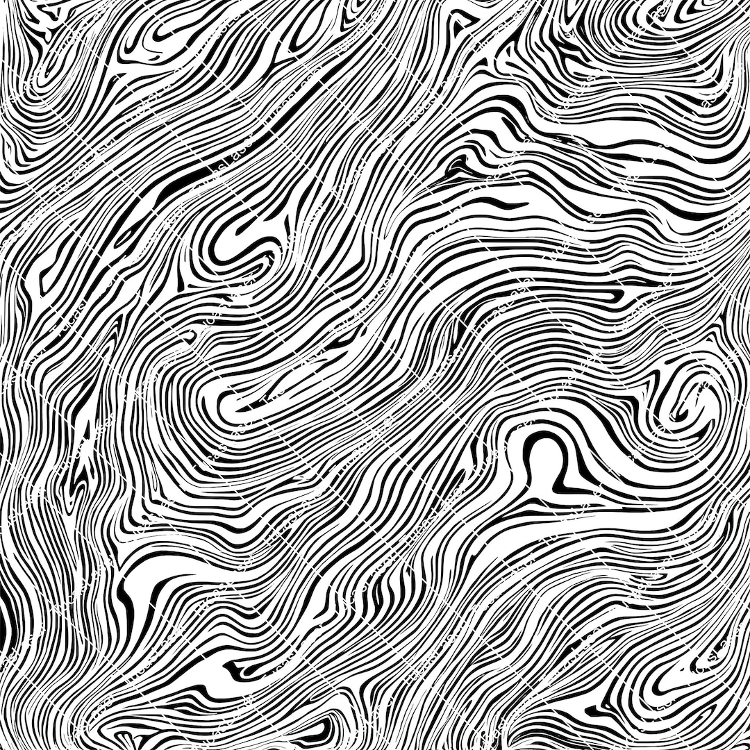 Damascus Steel Pattern 21 - .svg & .png Files | Negative + Positive ...