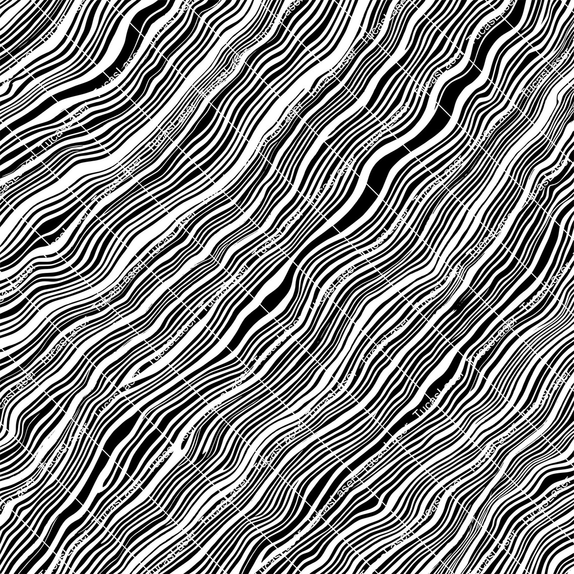 Damascus Steel Pattern 23 - .svg & .png Files | Negative + Positive ...