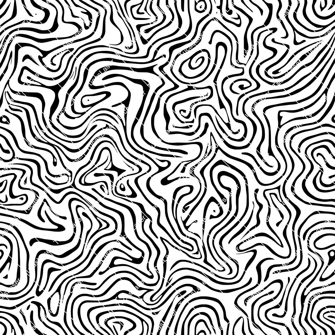 Damascus Steel Pattern 29 - .svg & .png Files | Negative + Positive ...