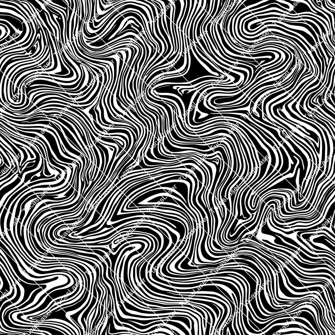 Damascus Steel Pattern 30 - .svg & .png Files | Negative + Positive ...