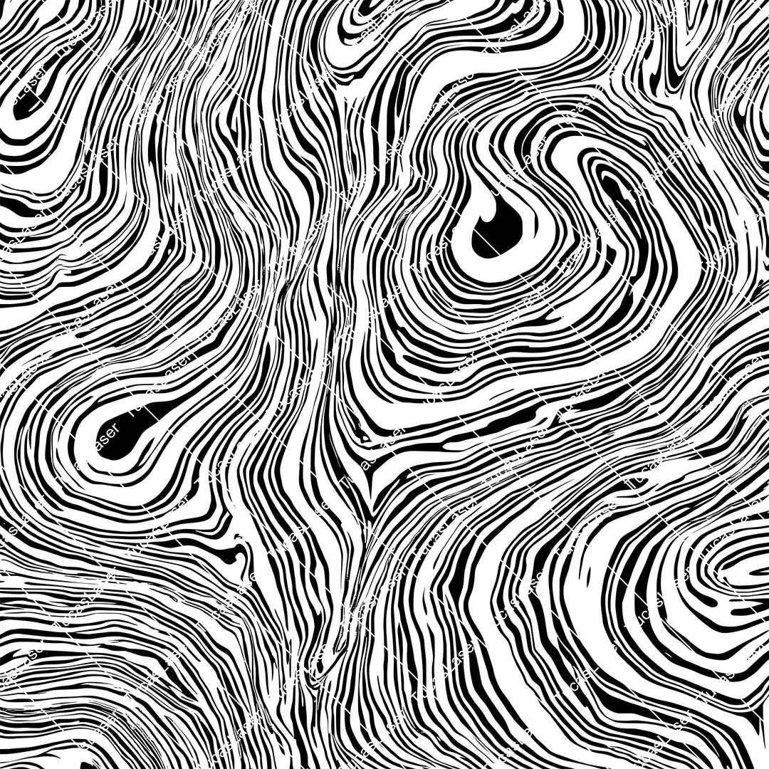 Damascus Steel Pattern 3 - .svg & .png Files | Negative + Positive ...