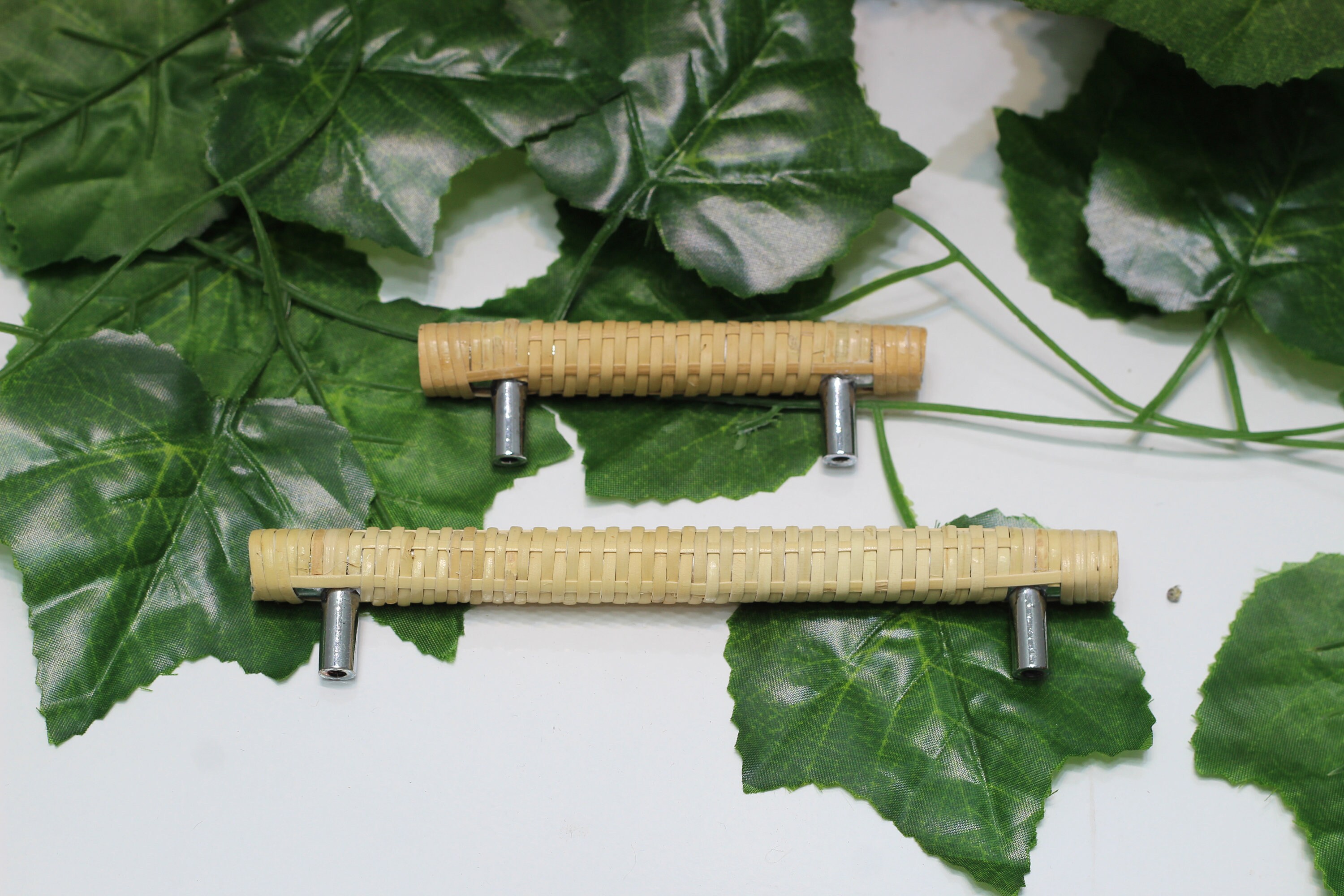 Rattan Handle, Bamboo Rattan Handle, Drawer Handle, Colorful Knobs ...