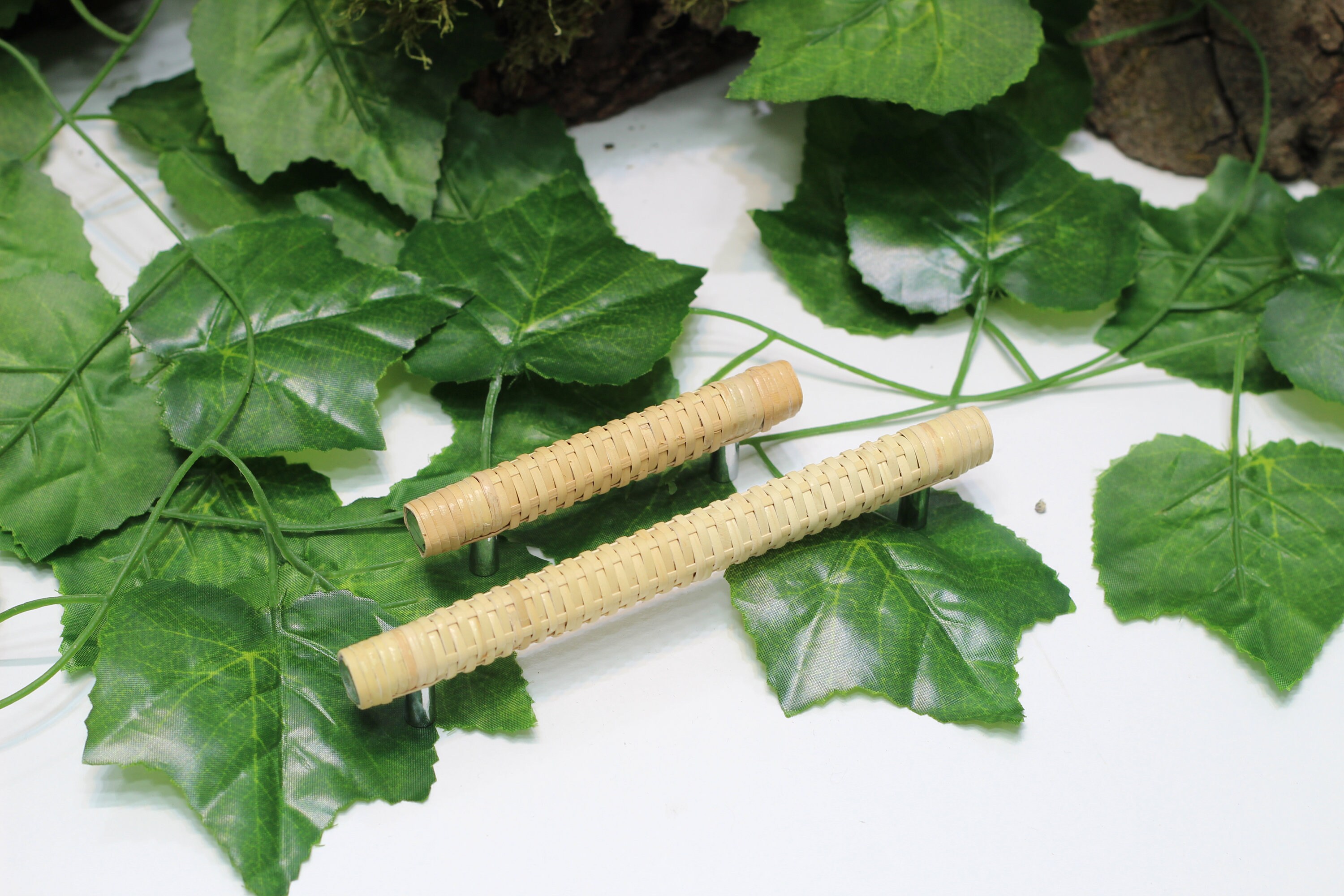 Rattan Handle, Bamboo Rattan Handle, Drawer Handle, Colorful Knobs ...