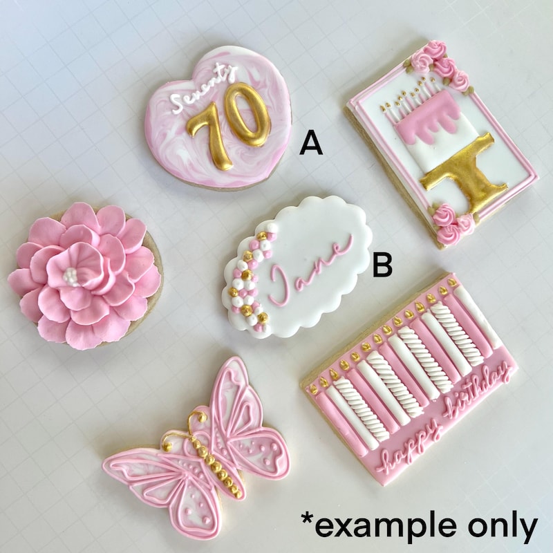 70th Birthday Cookies - Etsy