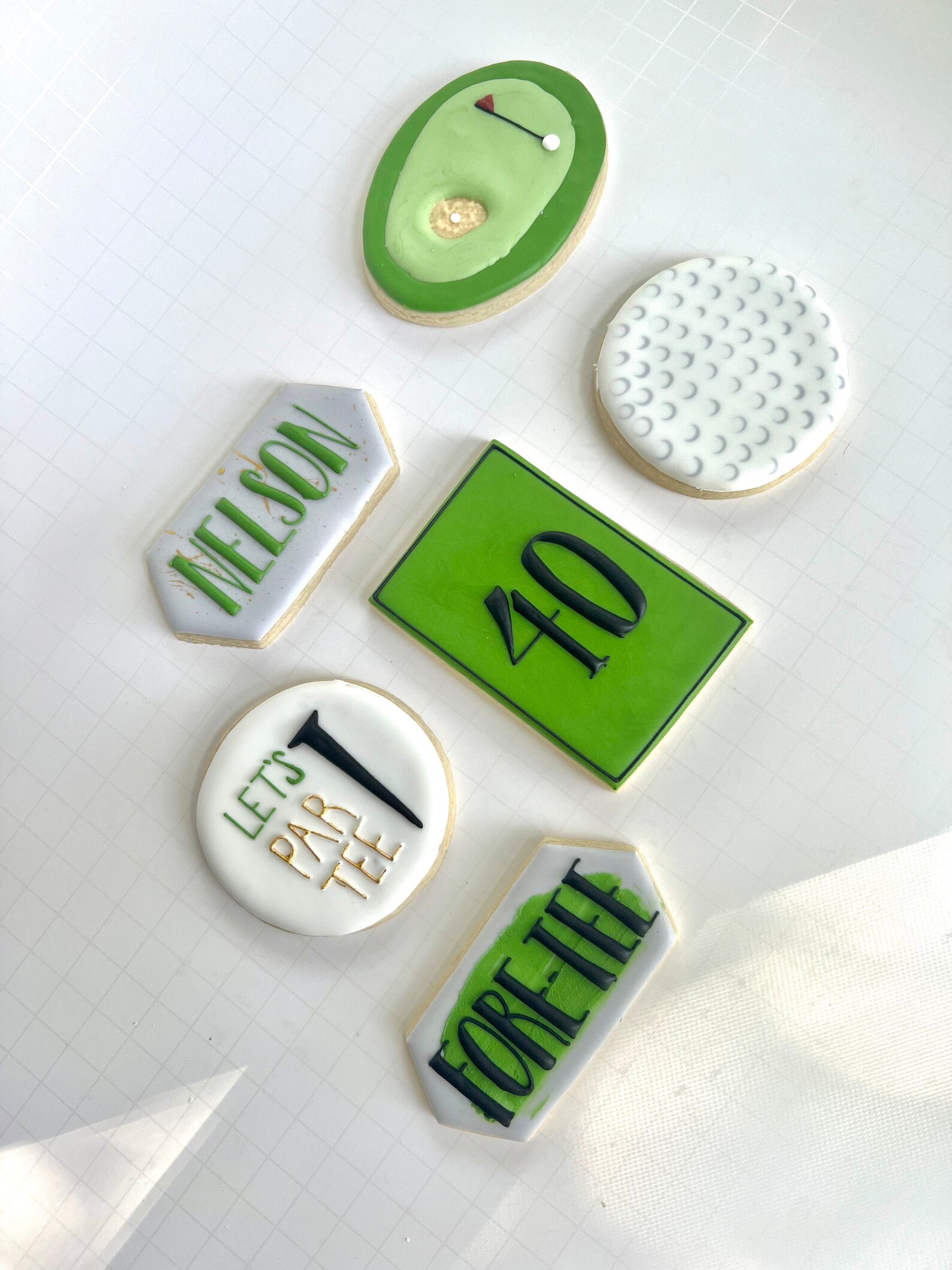 Customizable Golf Birthday Cookies - Etsy