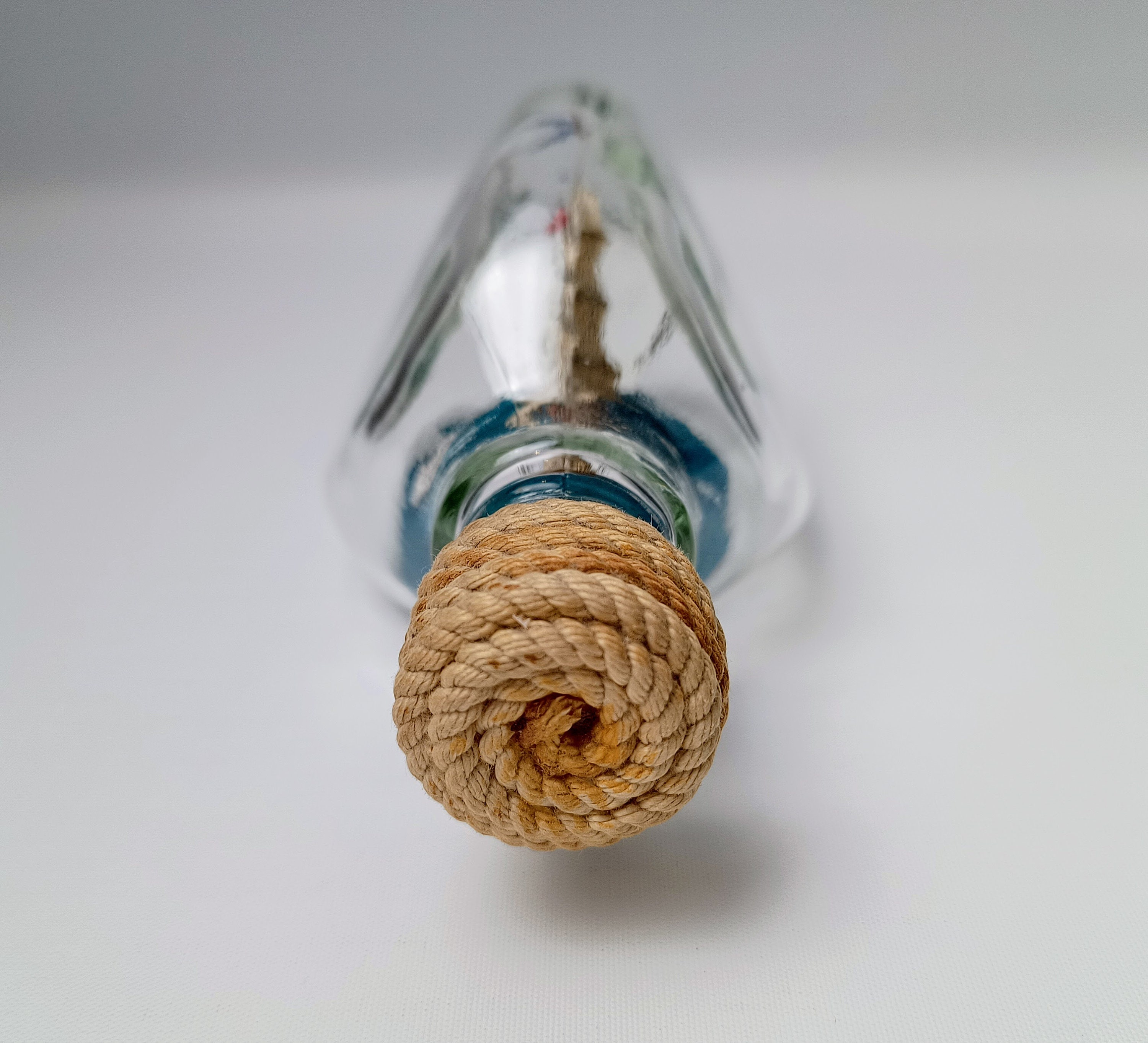 Vintage Boat Ship HMS Malabar in Bottle HAIG Scotland Whiskey Pinch ...