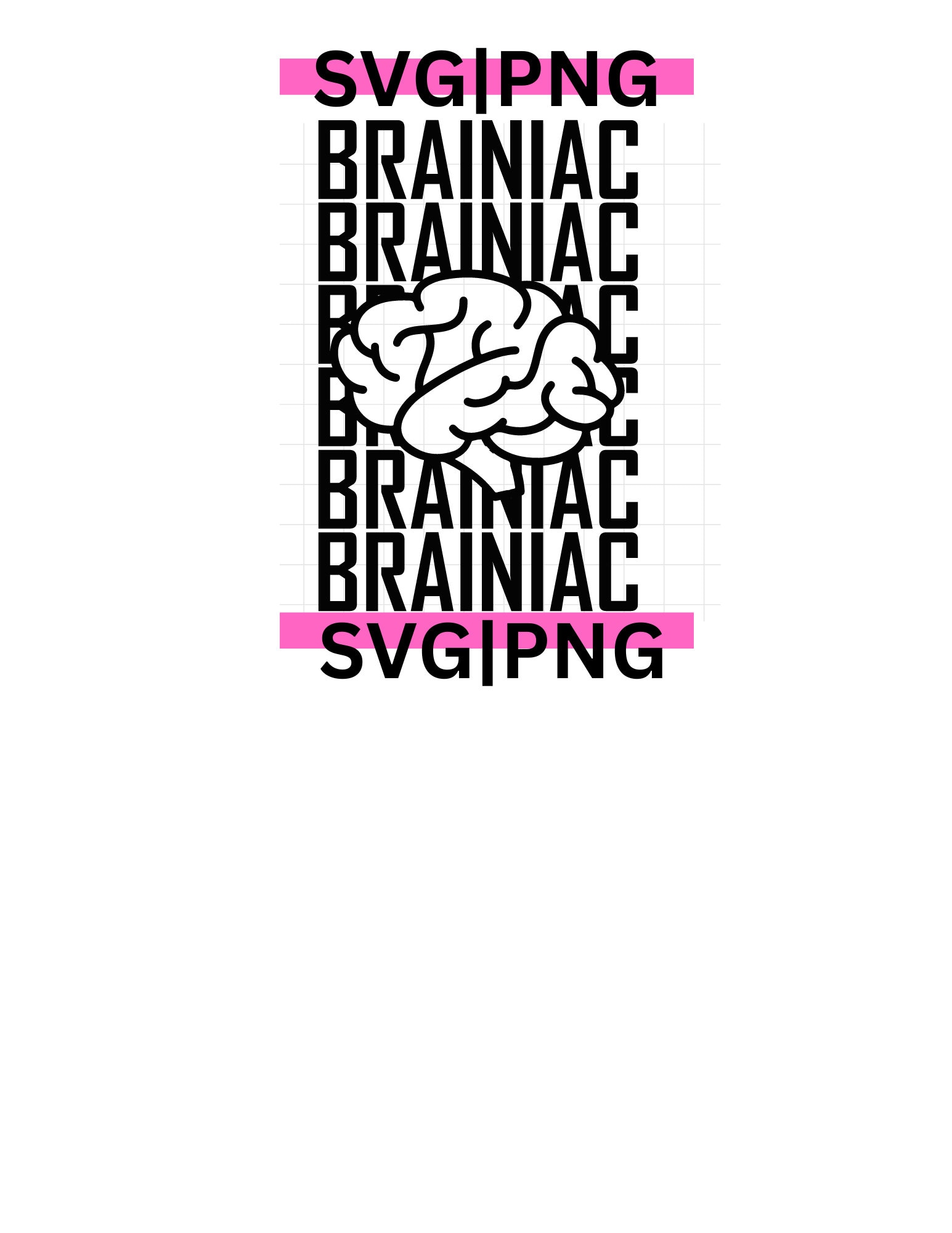 Brainiac SVG and PNG for Shirt, Digital File, Brain Svg, Brain PNG - Etsy