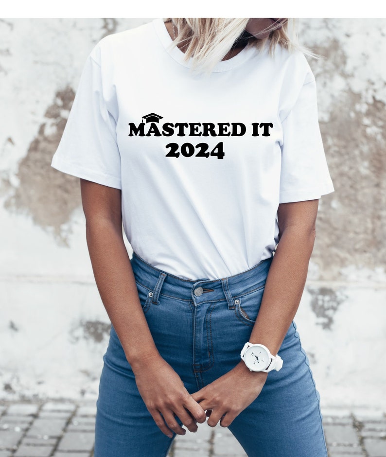 Mastered It SVG, Masters Degree SVG, Diy Graduation T-shirt, Masters ...