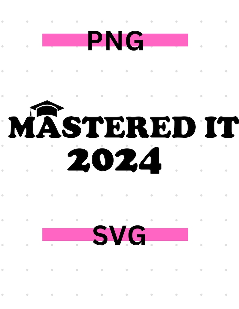 Mastered It SVG, Masters Degree SVG, Diy Graduation T-shirt, Masters ...
