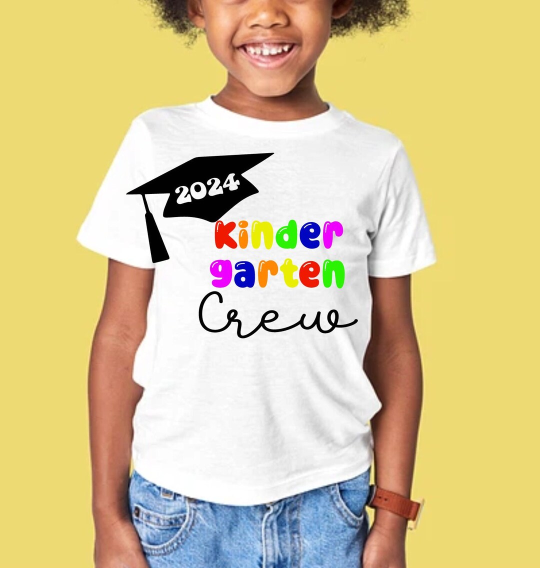 Kinder Grad Crew 2024 SVG and Png, Kindergarten Crew 2024, Graduation ...