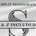 Split Monogram High-res Digital Download Instant Download for Printing ...