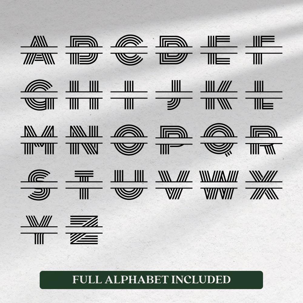 Split Monogram High-res Digital Download Instant Download for Printing ...