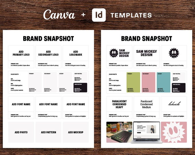 Brand Guideline Template | Style Guide Template | Brand Kit | Brand ...