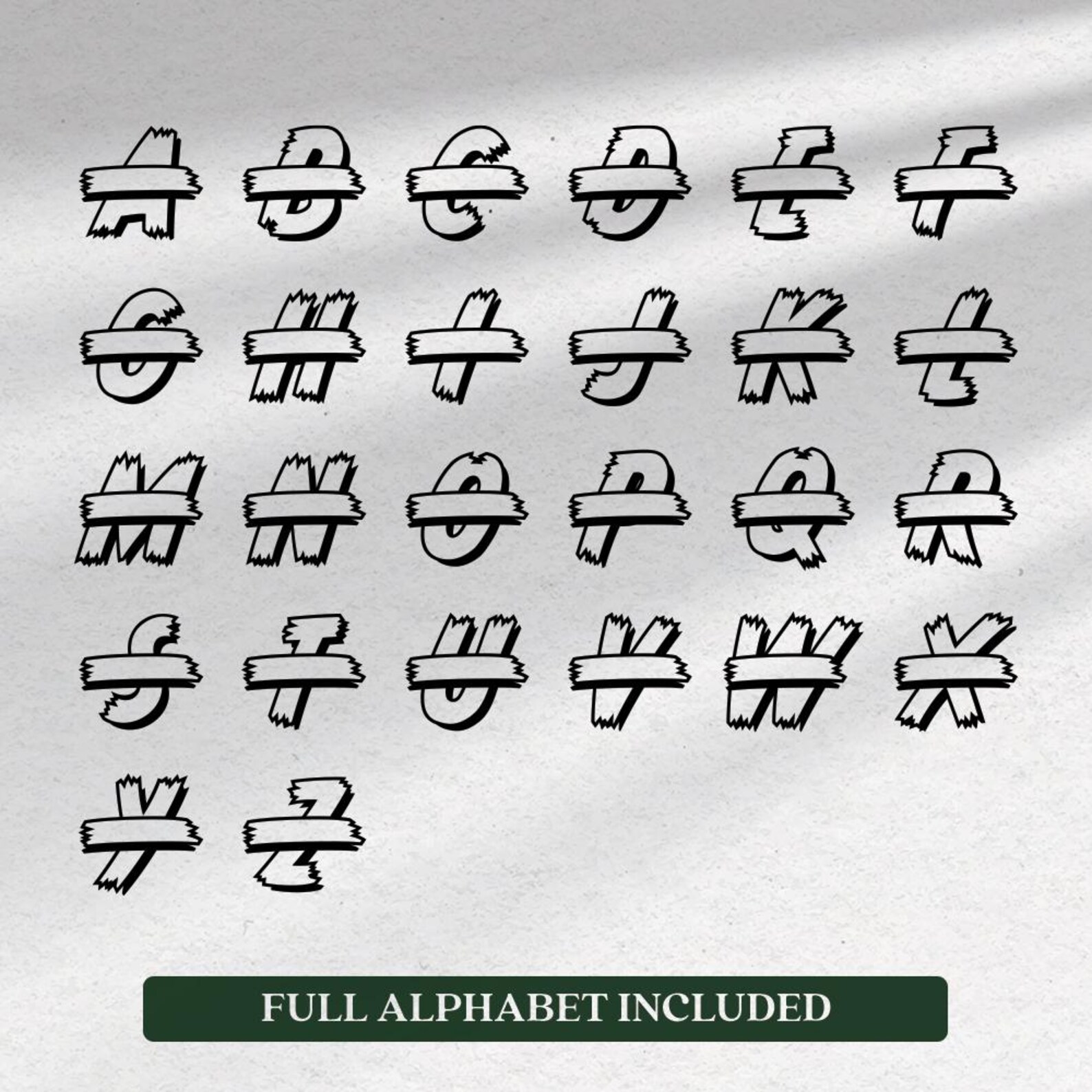 Split Monogram High-res Digital Download Instant Download for Printing or DIY Projects Font ...
