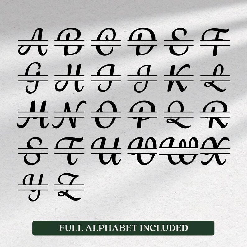 Split Monogram High-res Digital Download Instant Download for Printing ...