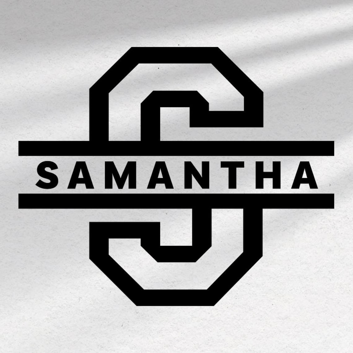 Split Monogram | High-resolution Digital Download | Instant Download ...