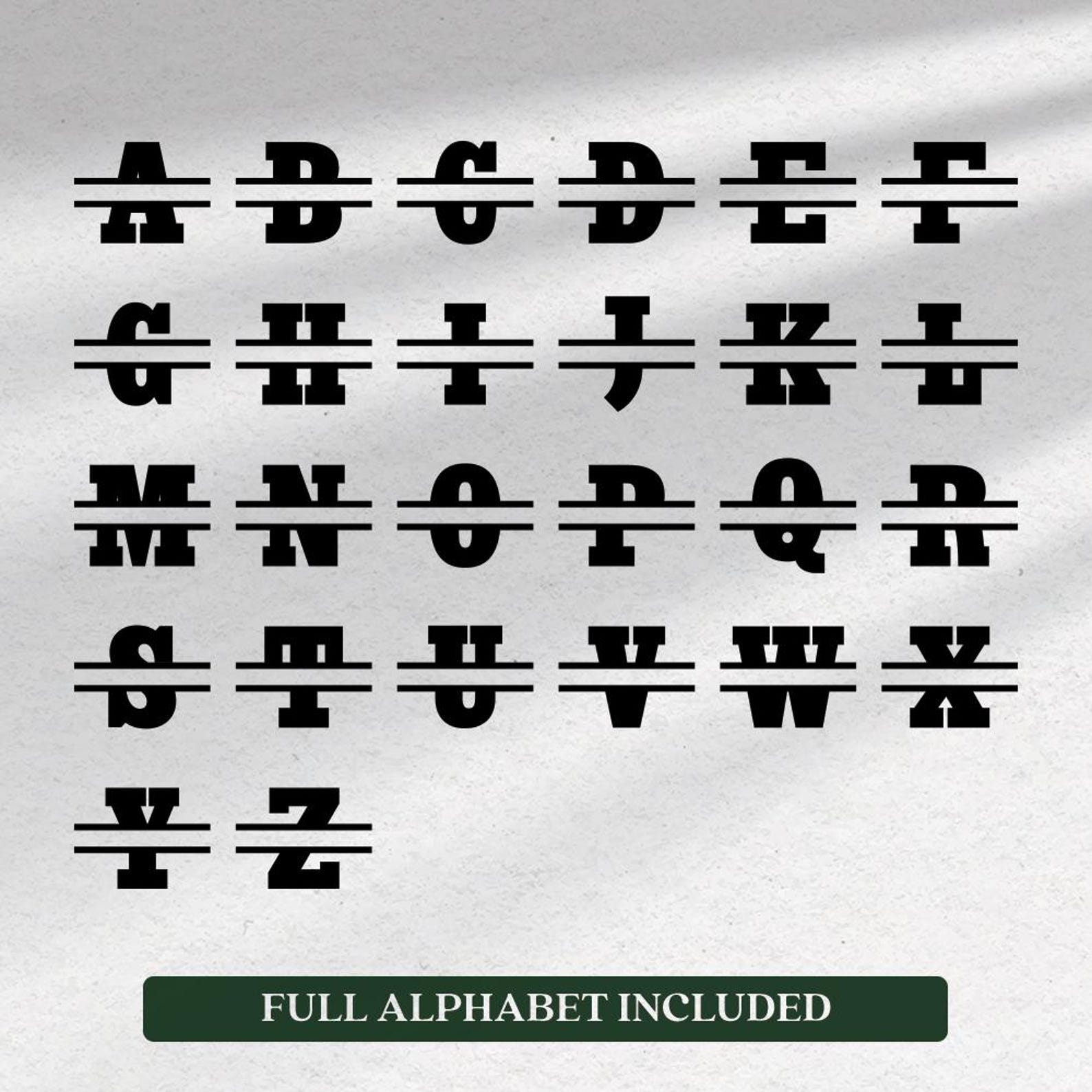 Split Monogram High-res Digital Download Instant Download for Printing ...