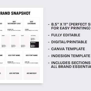 Brand Guideline Template | Style Guide Template | Brand Kit | Brand ...