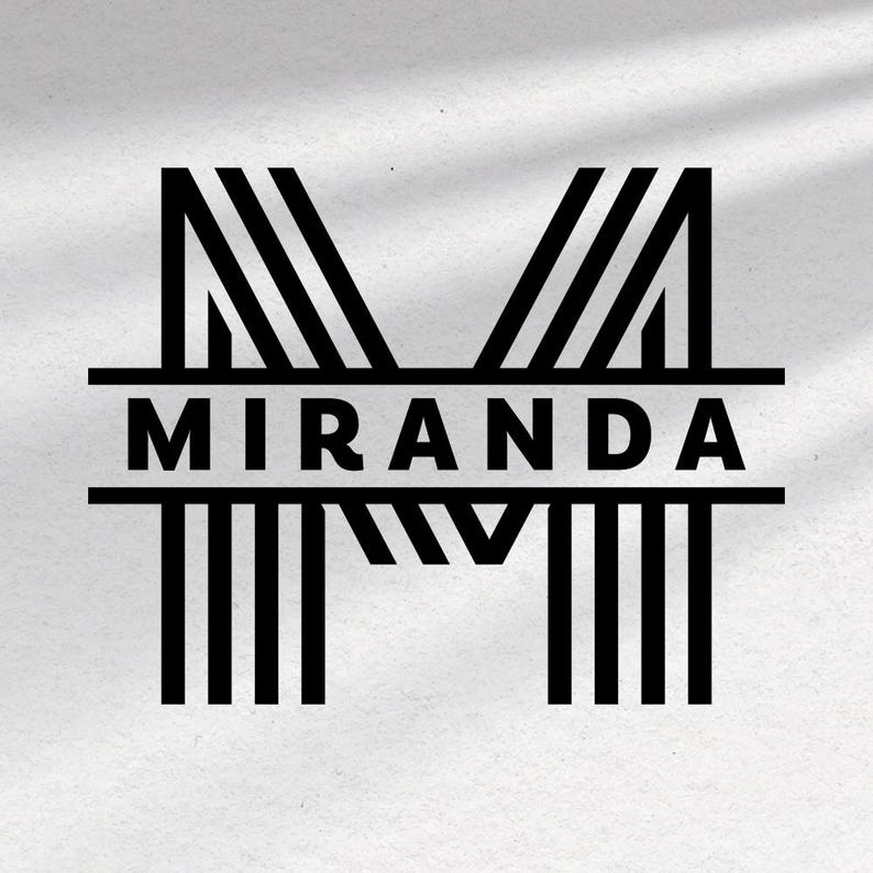 Split Monogram High-res Digital Download Instant Download for Printing ...