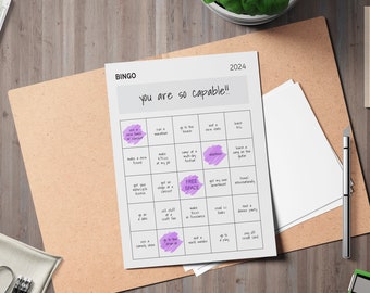 2024 Bingo Card Digital Download - Etsy