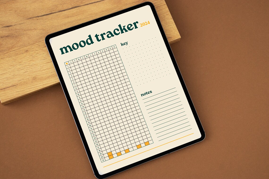 Mood Tracker | Digital/printable | Instant Download | Ideal for ...