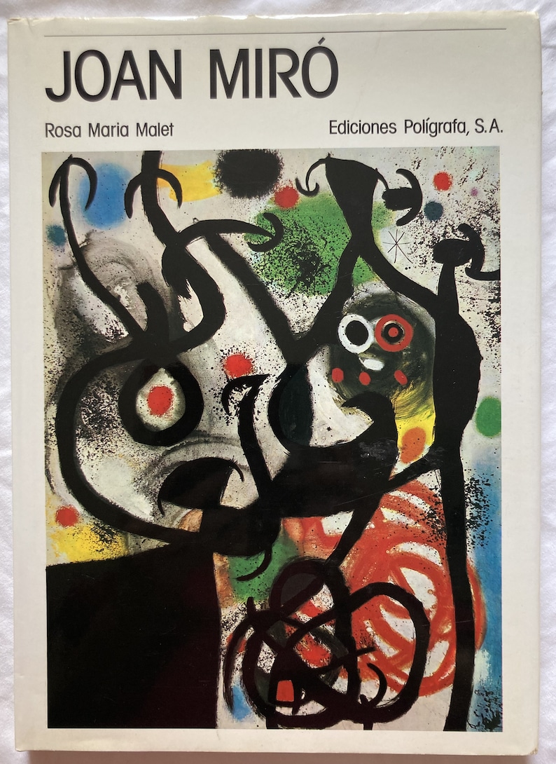 JOAN MIRO, Rosa Maria Malet, Art Book - Etsy