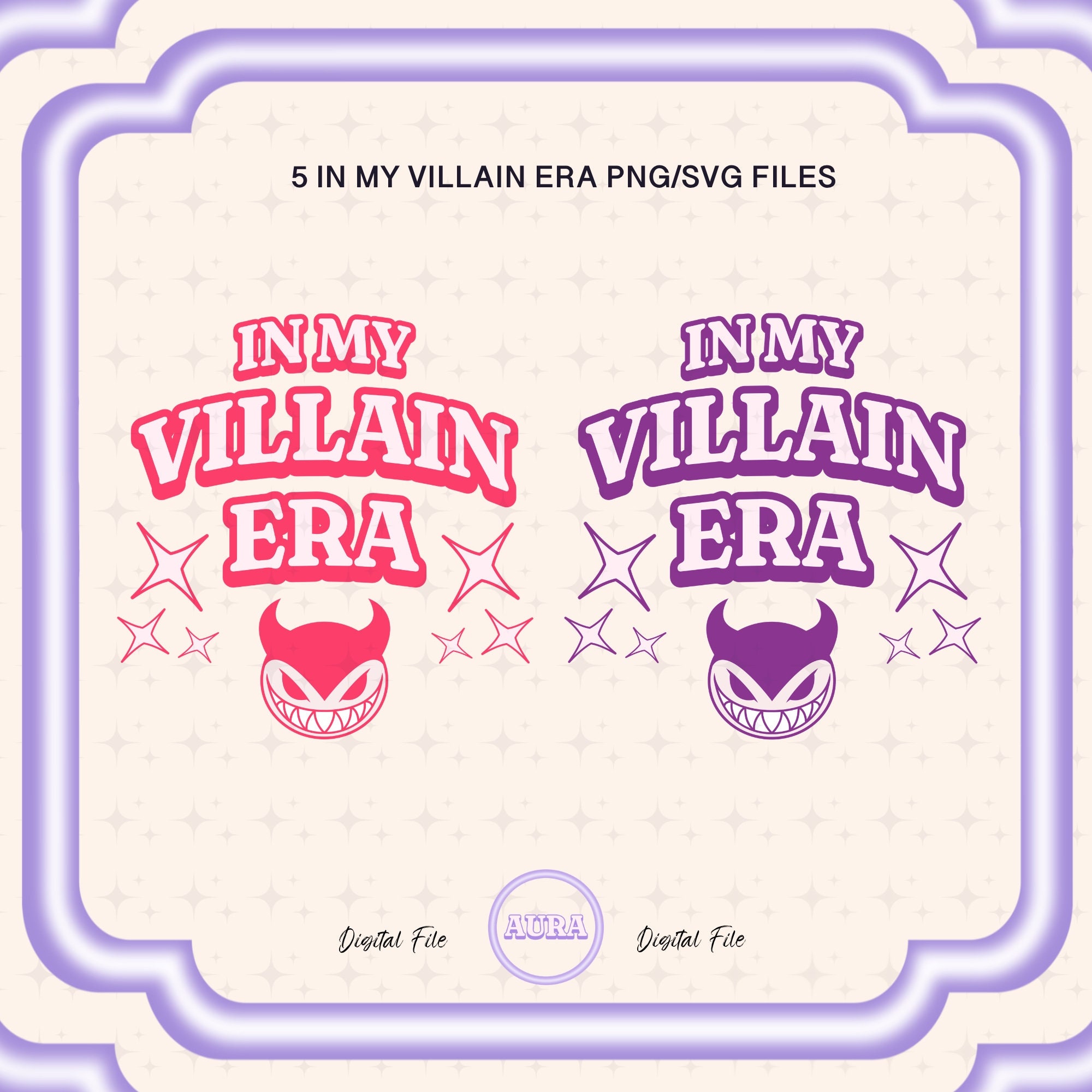 In My Villain Era Svg Png File, in My Era Svg Png, My Villain Era Svg Digital Sticker Cricut Cut ...