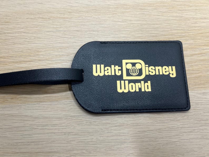 Disney World Leather Luggage Tag | Polynesian Village | Grand Floridian ...