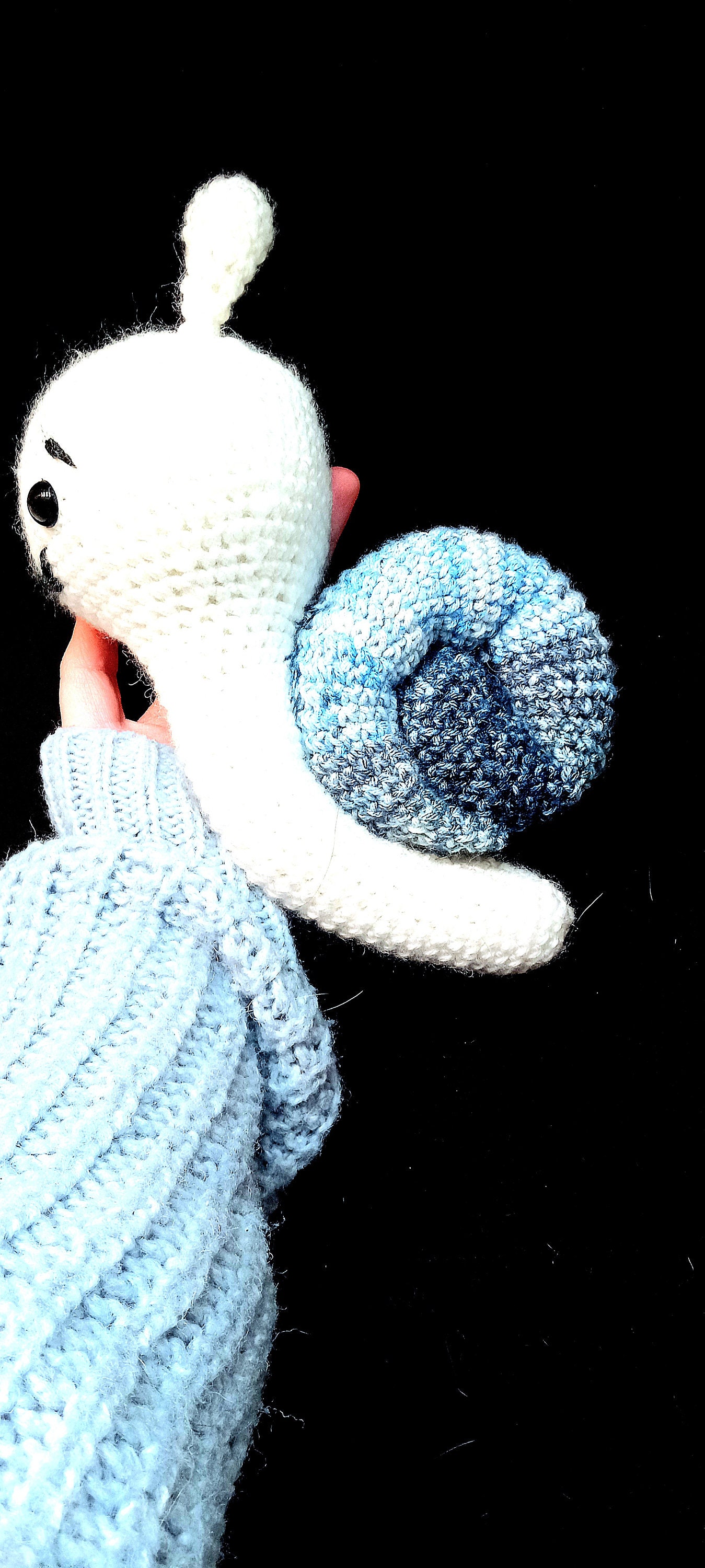 Sammy the Snail Crochet Amigurumi Plushie - Etsy
