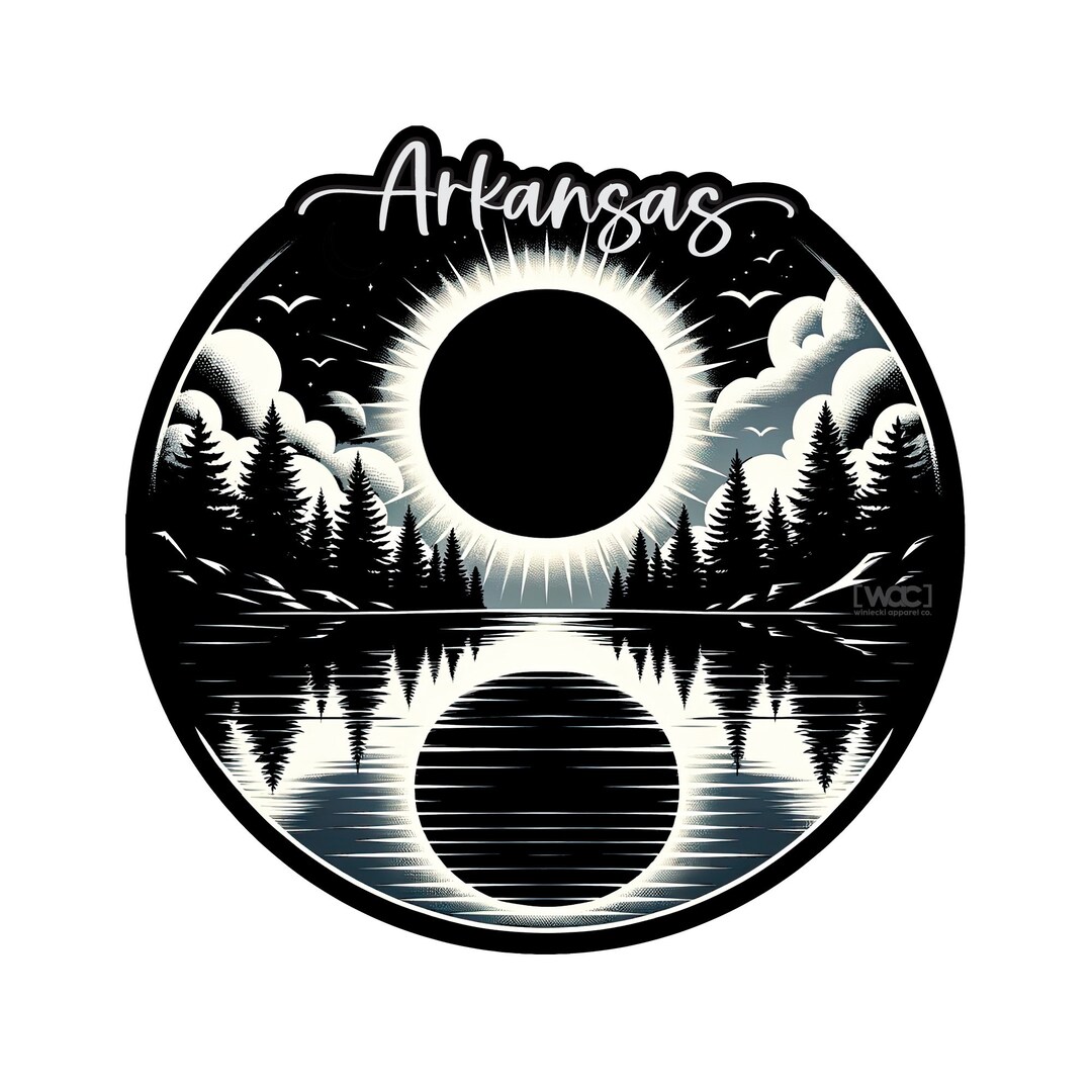 Solar Eclipse REFLECTION Decal - Etsy