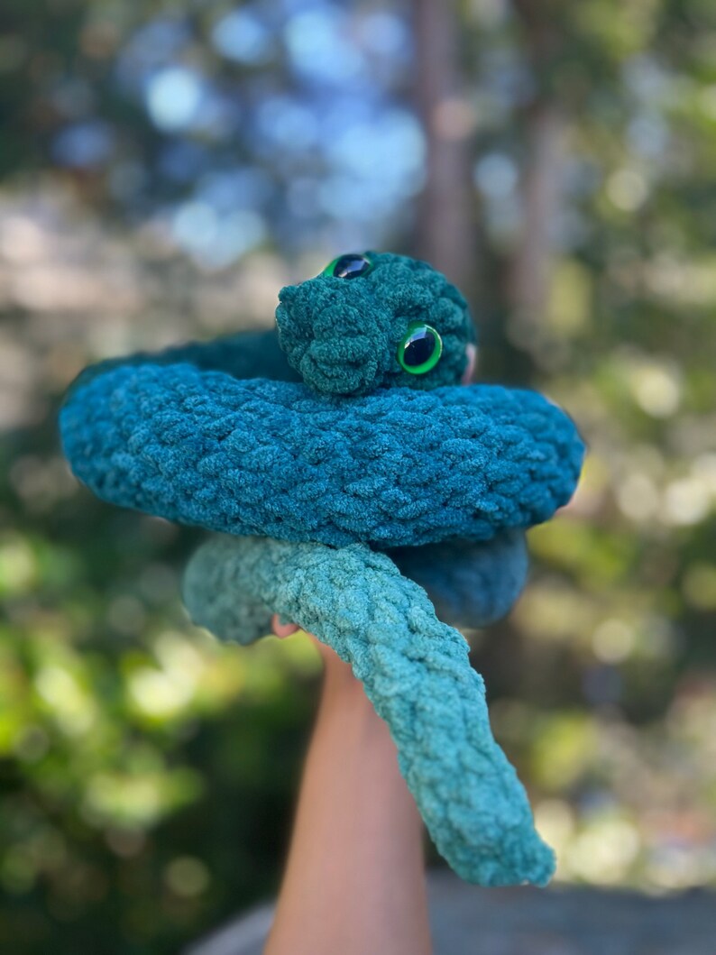 Crochet Green Tree Python - Etsy