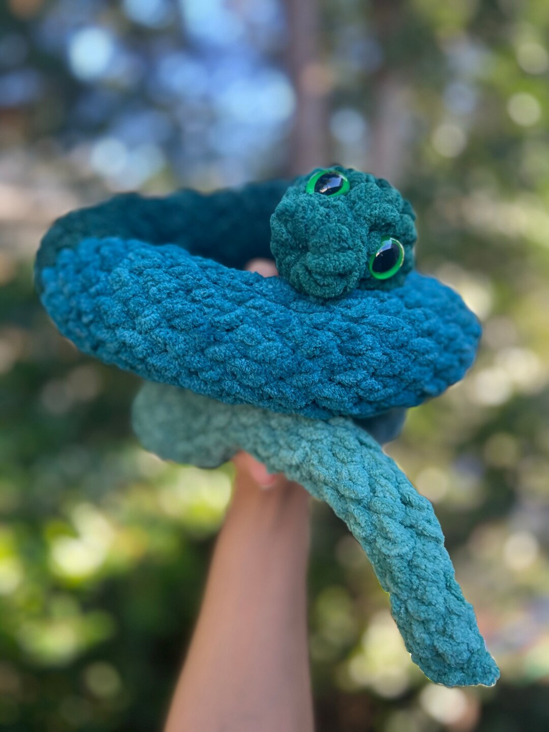 Crochet Green Tree Python - Etsy