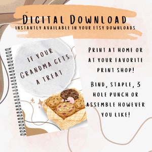 If You Give Your Grandma a Treat Instant Download, Digital Cookie ...