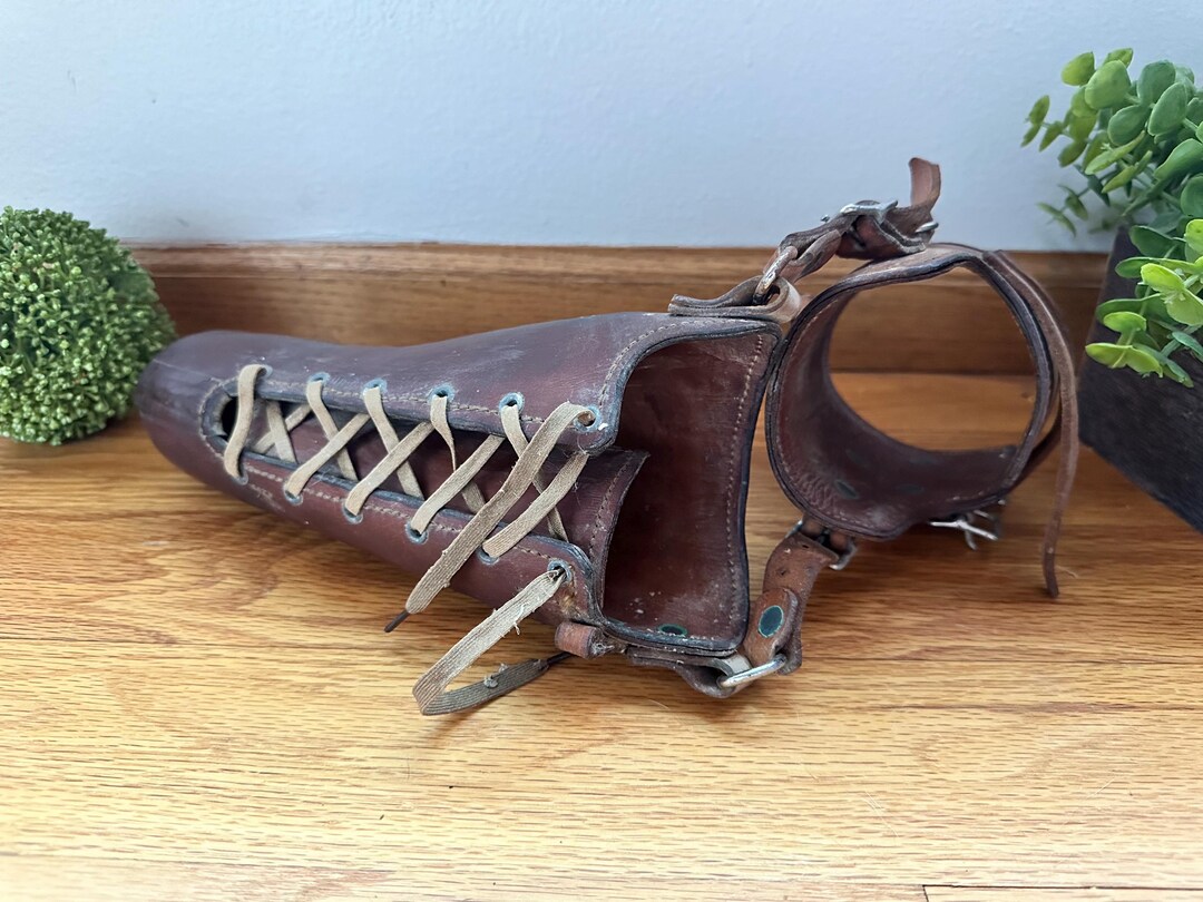 Vintage Leather Prosthetic Arm, Small Retro Oddity Fake Appendage ...