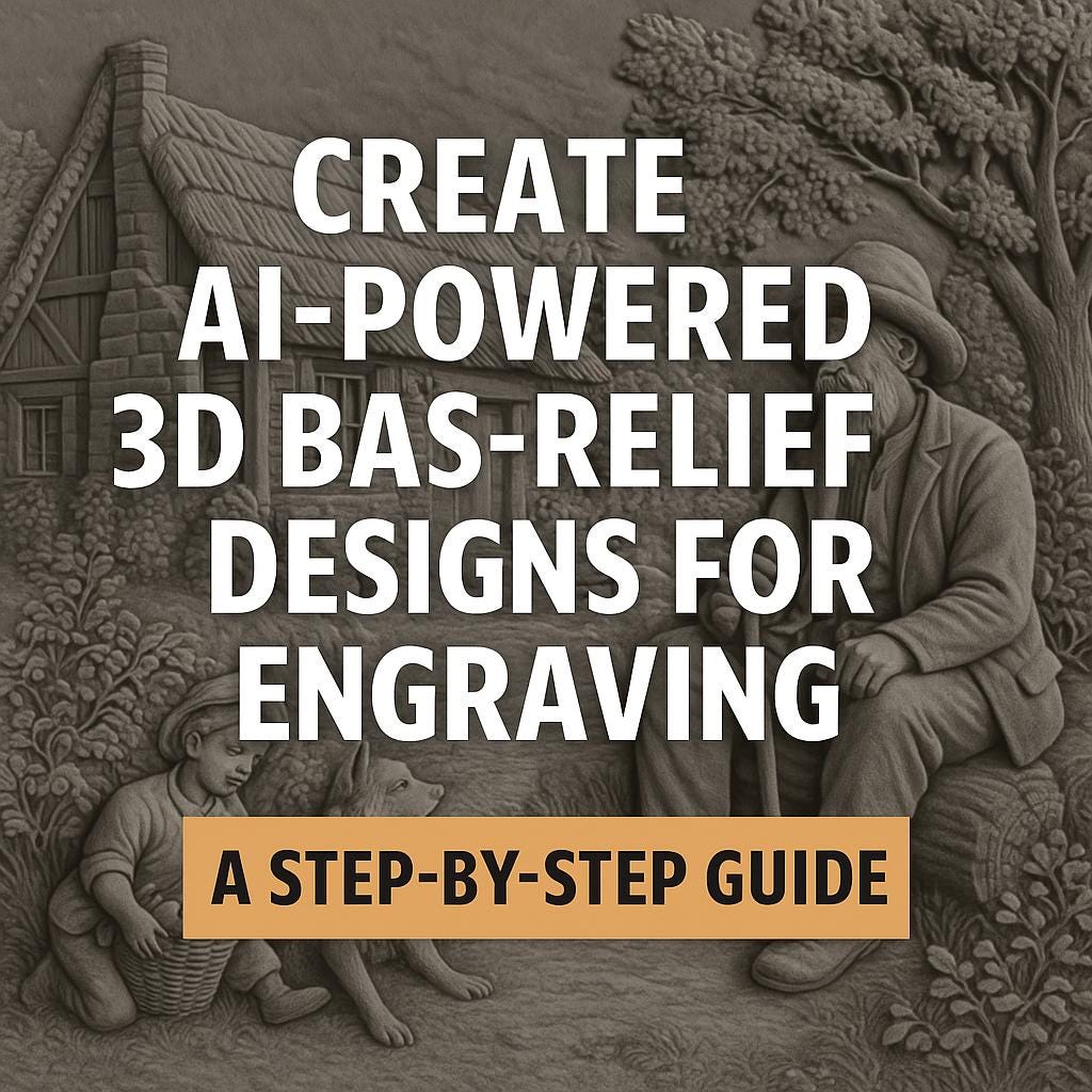 3D Bas Relief Prompt Guide | Glowforge C02 Laser CNC Engraving Prompts ...