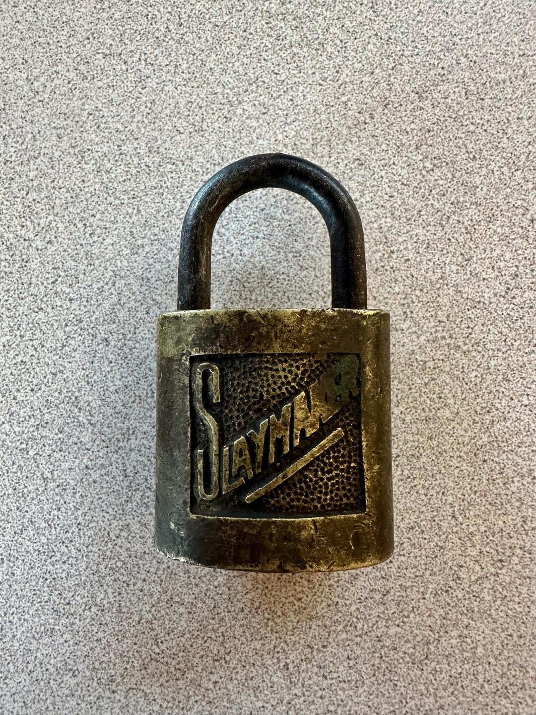 Vintage Slaymaker Brass Padlock, Authentic Steampunk Ornate Lock With ...