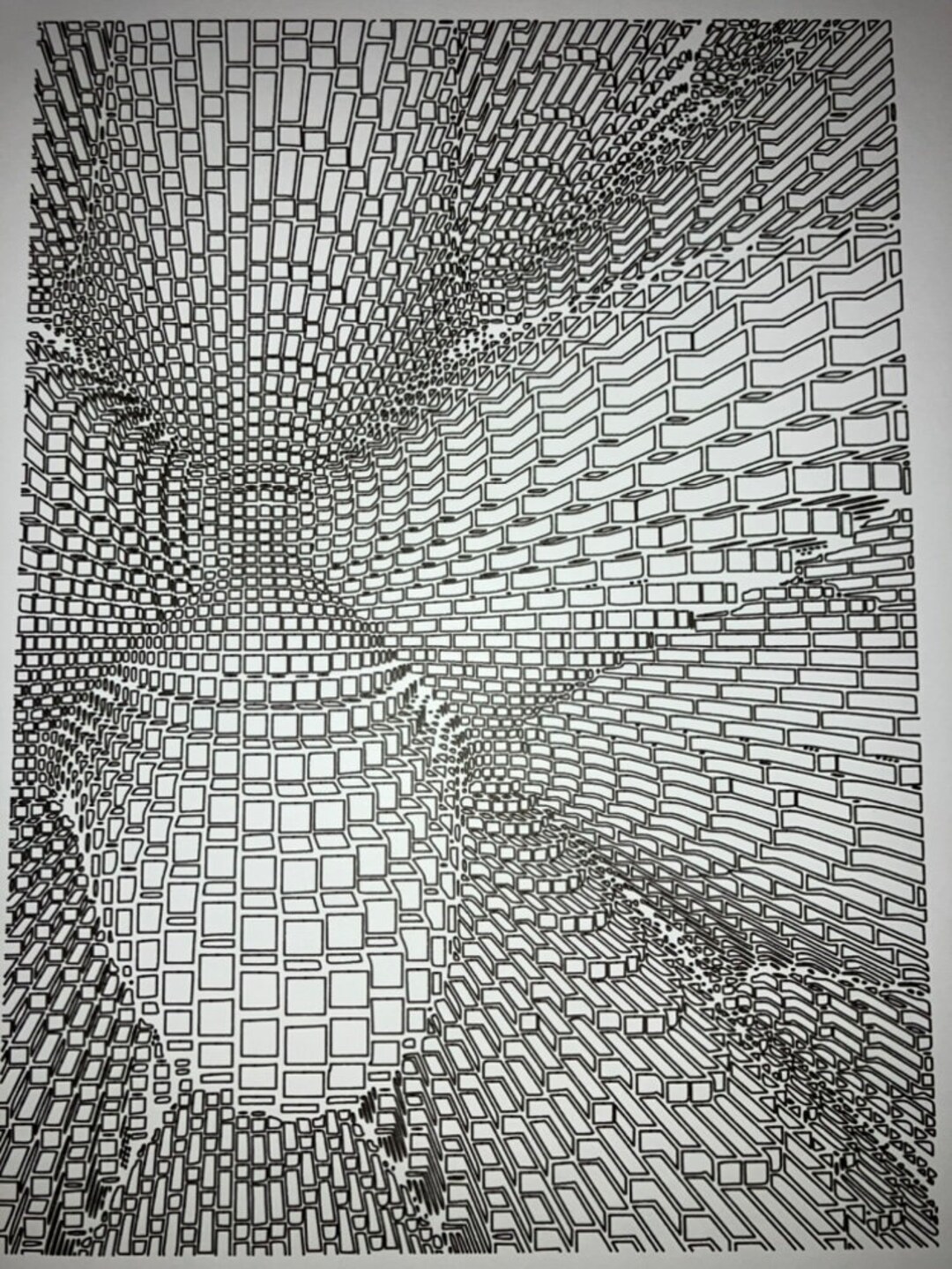 3d Cube Stairs 11x17 - Etsy