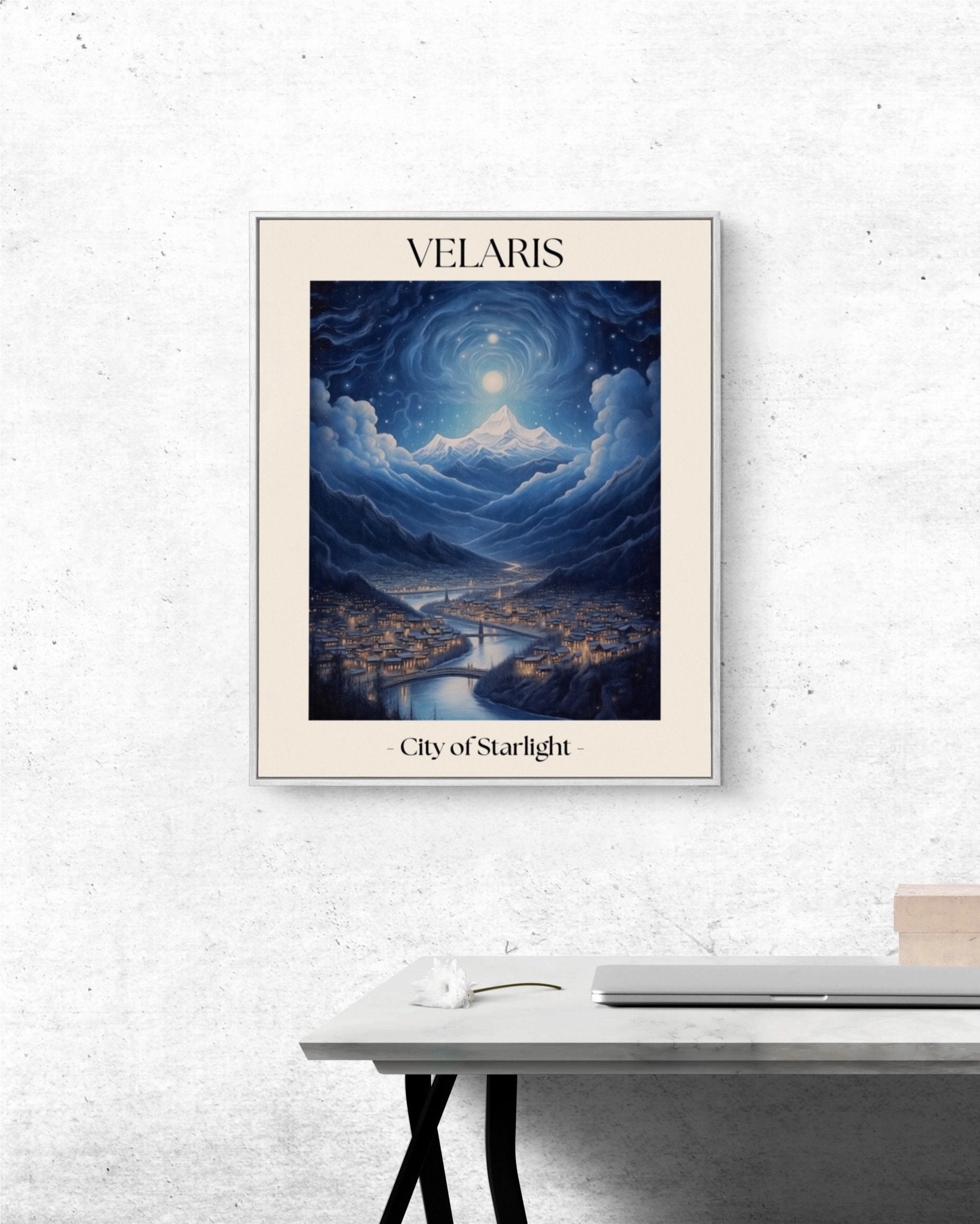 Velaris City of Starlight ACOTAR Poster: Sarah J Maas Night Court Art ...