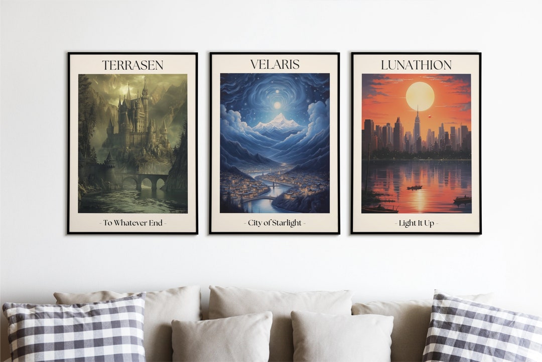 Velaris City of Starlight ACOTAR Poster: Sarah J Maas Night Court Art ...