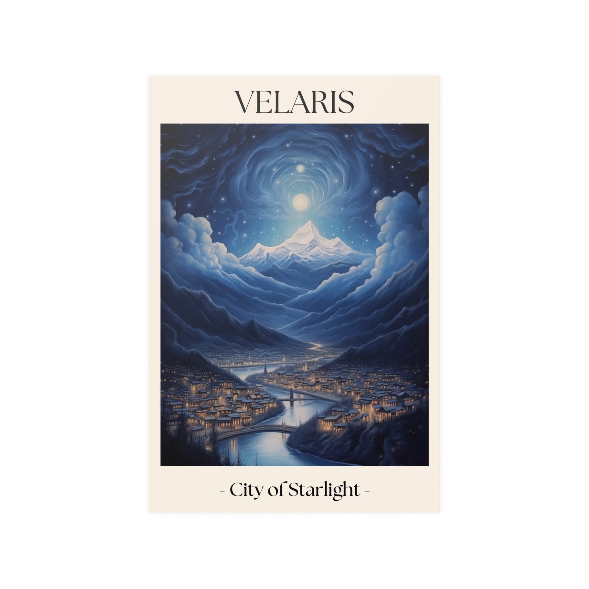 Velaris City of Starlight ACOTAR Poster: Sarah J Maas Night Court Art ...