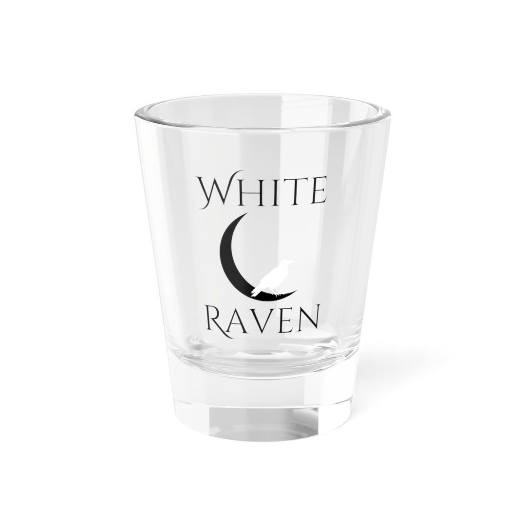 Crescent City White Raven Shot Glass: Sarah J Maas Inspired (1.5oz) - Etsy