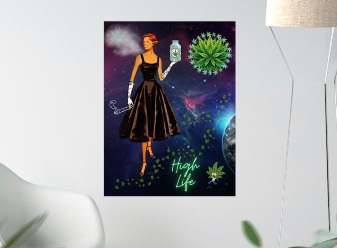 420 High Life Marijuana Dispensary Smoke Room Smoke Shop Poster - Etsy